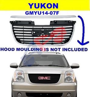 AUTOFiT Inc. GRILLE 07-14 BLACK/CHROME YUKON/YUKON XL