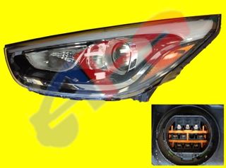 AUTOFiT Inc. HEAD LAMP 14-15 LH TUCSON