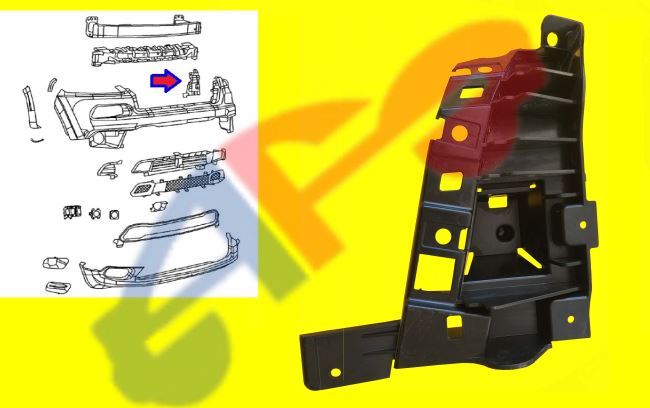 AUTOFiT Inc. BRACKET 14-18 LH FT LOWER CHEROKEE