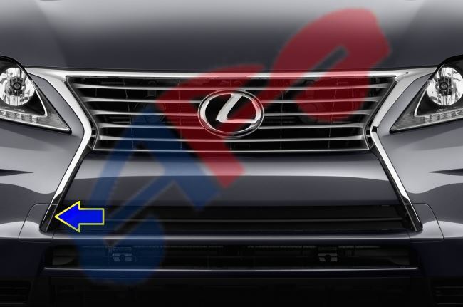 AUTOFiT Inc. BUM GRILLE MLDG 13-15 RH LWR W/O F-SPORT RX350/RX450H