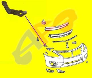 AUTOFiT Inc. BRACKET,SIDE 13-15 FT RH UPPER SDN ALTIMA