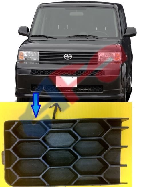 AUTOFiT Inc. EXTEN LOWER GRILLE 04-06 RH SCION XB