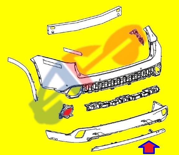 AUTOFiT Inc. VALANCE 14-19 RR W/O SENSOR HIGHLANDER