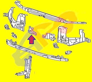 AUTOFiT Inc. SIDE PANEL SUPPORT RH 16-21 TACOMA