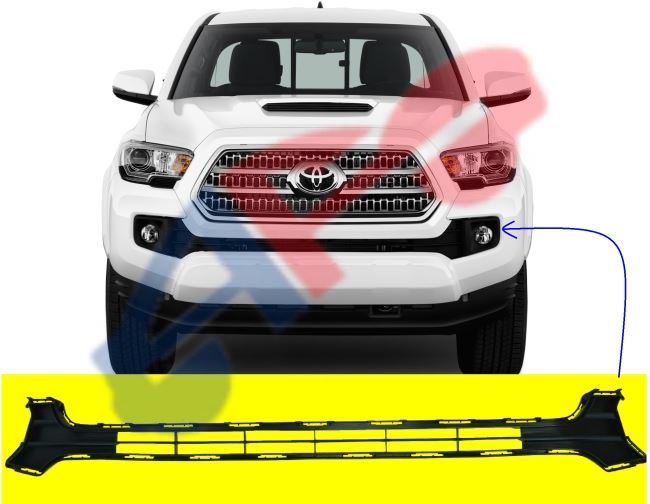 AUTOFiT Inc. GRILLE 16-21 LOWER IN BUM TACOMA