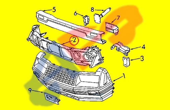 AUTOFiT Inc. HEADER PANEL 83-86 MUSTANG