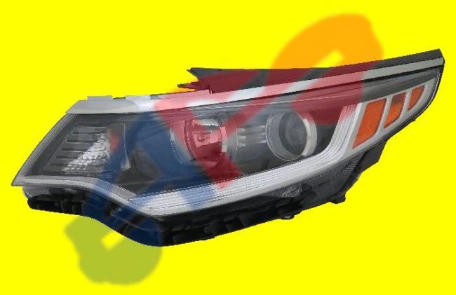 AUTOFiT Inc. HEAD LAMP 16-18(N-HYBRID) LH HALOGEN W/O LED USA-BUILT OPTIMA