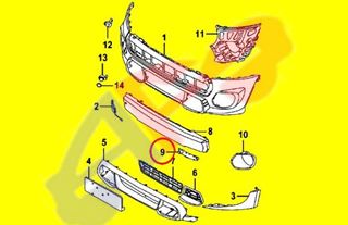 AUTOFiT Inc. AIR INLET GRILLE 14-21 RH W/O PARK DISTANCES HB/15-21 4DR ...