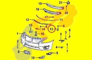 AUTOFiT Inc. BRACKET, REAINER 13-15 LH ALTIMA