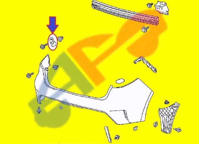 AUTOFiT Inc. BRACKET 20-22 RR LH UPPER INNER SDN COROLLA