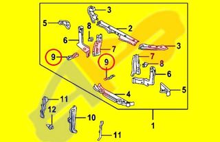 AUTOFiT Inc. BRACKET 01-07 FT RH HIGHLANDER