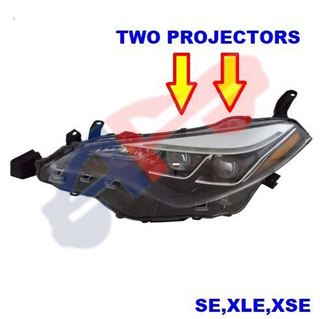 AUTOFiT Inc. HEAD LAMP 17-19 LH SE,XLE,XSE, ANIVERSARY COROLLA