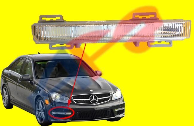 AUTOFiT Inc. DAYTIME RUNNING LAMP 12-13 RH C-CLASS(C63)