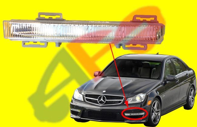 AUTOFiT Inc. DAYTIME RUNNING LAMP 12-13 LH C-CLASS/C63