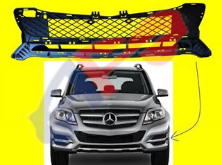 AUTOFiT Inc. GRILLE, LOWER 13-15 W/O AMG GLK-CLASS