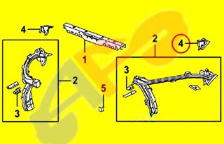 AUTOFiT Inc. UPER TIE BAR EXTENSION 18-22 LH TYPE 2 EQUINOX