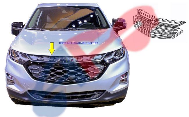 AUTOFiT Inc. GRILLE 18-21 LT W/REDLINE EQUINOX