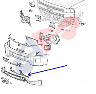 AUTOFiT Inc. BRACKET 15-19 FT MOUNTING LOWER 2500/3500 SILVERADO