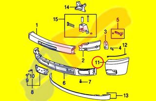 AUTOFiT Inc. BUM END 07-13 RH TXT W/O FOG 1500 SILVERADO OEM