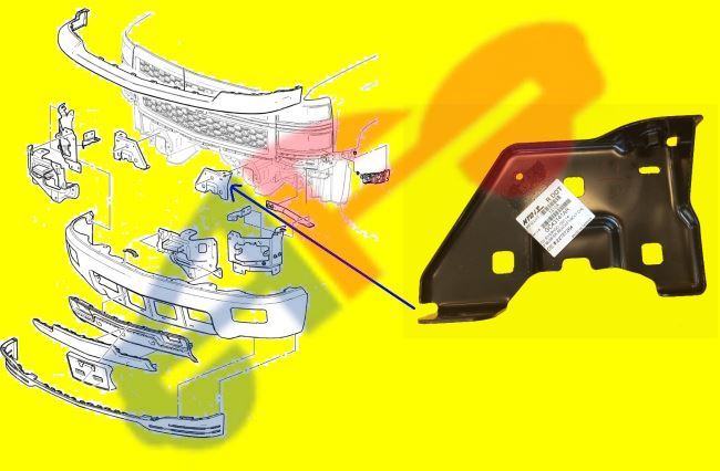 AUTOFiT Inc. BRACKET 14-18 RH INNER TO FRAME 1500 SILVERADO/SIERRA