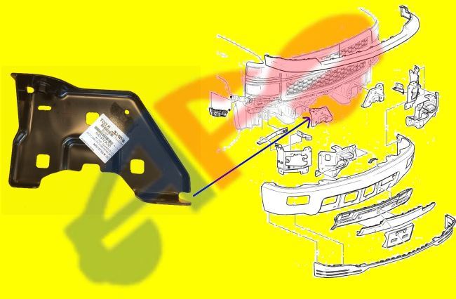 AUTOFiT Inc. BRACKET 14-18 LH INNER TO FRAME 1500 SILVERADO/SIERRA