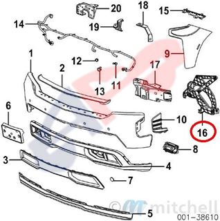 AUTOFiT Inc. BRACKET 19-21 FT LH OUTER 1500 SILVERADO