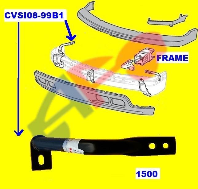 AUTOFiT Inc. BRACKET 99-02 FT RH OUTER BAR 1500 SILVERADO/SIERRA ...