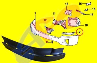 AUTOFiT Inc. BUM FILLER 16-18 RH FT PTD 1500 SILVERADO