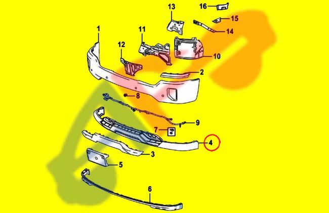 AUTOFiT Inc. VALANCE 16-18 FT BLK W/CHR-INSERT W/TOW 1500 SILVERADO OEM