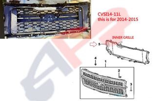 AUTOFiT Inc. GRILLE MOUNTING PANEL 14-15 W/O TOWING W/O Z71 W/T,LT/LS ...