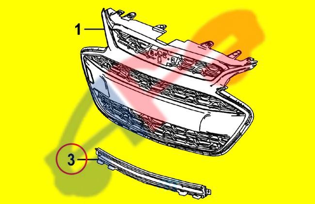 AUTOFiT Inc. GRILLE LOWER 19-21 SPARK OEM