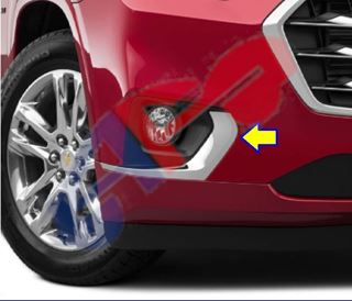 AUTOFiT Inc. BEZEL INSERT 18-21 RH CHR W/ AIR DEFLECTOR TRAVERSE