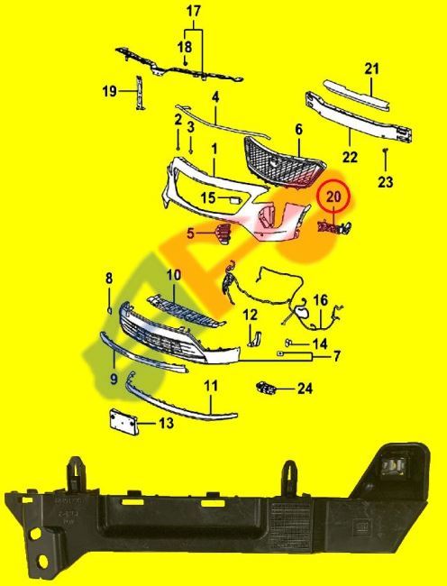 AUTOFiT Inc. BRACKET 19-21 FT RH XT4