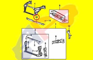 AUTOFiT Inc. GRILLE SUPPORT 20-22 2500/3500 HD SILVERADO/SIERRA