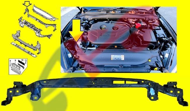 AUTOFiT Inc. RAD SUPPORT 13-16 UPPER FUSION/MKZ