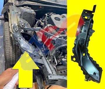 AUTOFiT Inc. RAD SUPP(APRON) 16-21 LH EXTENSION ASSY MALIBU