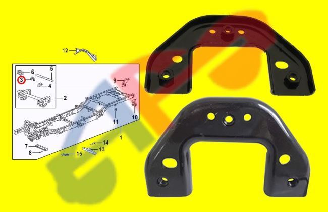 AUTOFiT Inc. BRACKET 14-18 FT RH IMPACT 1500 SILVERADO/SIERRA/15-20 ...